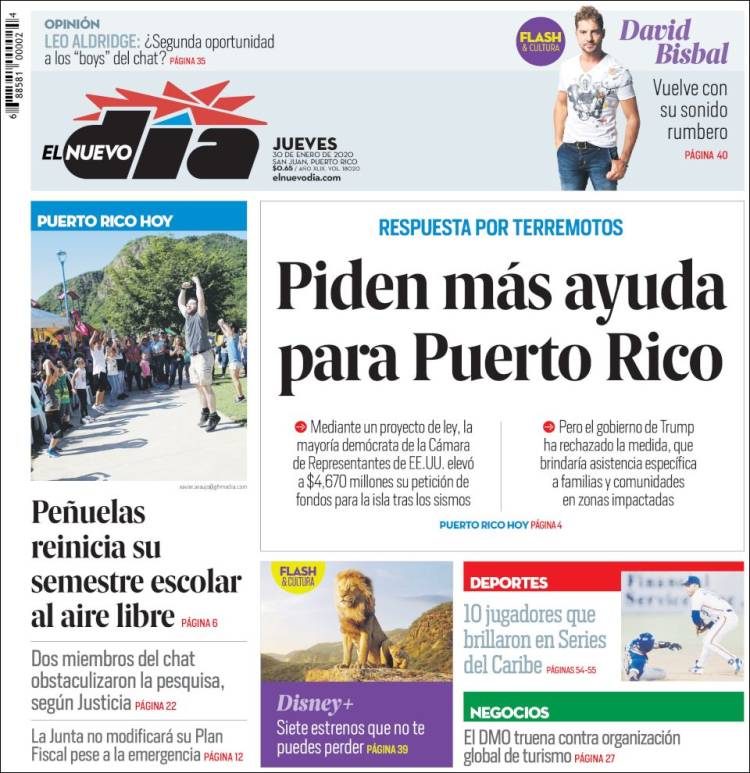 Periódico El Nuevo Día (Puerto Rico). Periódicos de Puerto Rico ...