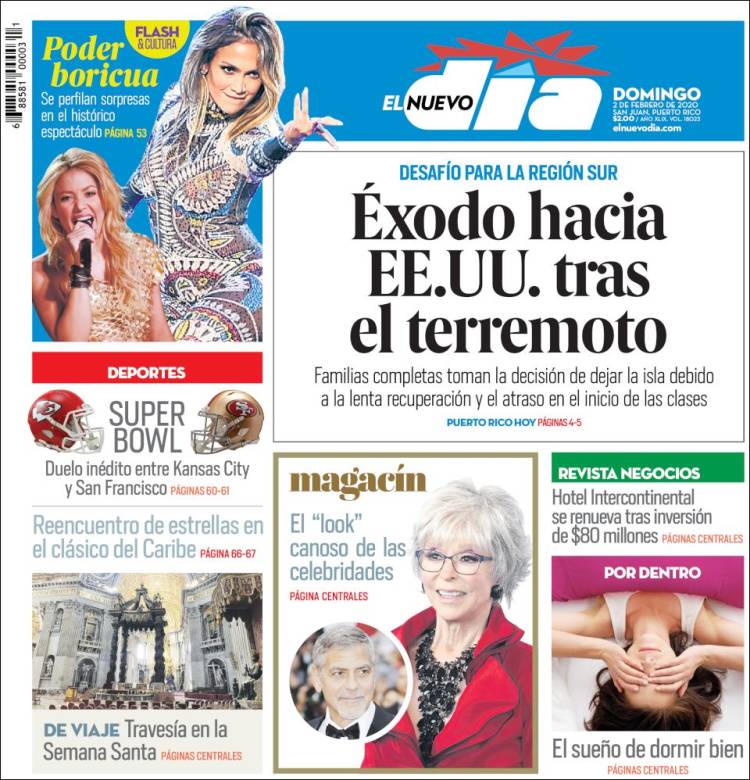 Periódico El Nuevo Día (Puerto Rico). Periódicos de Puerto Rico ...