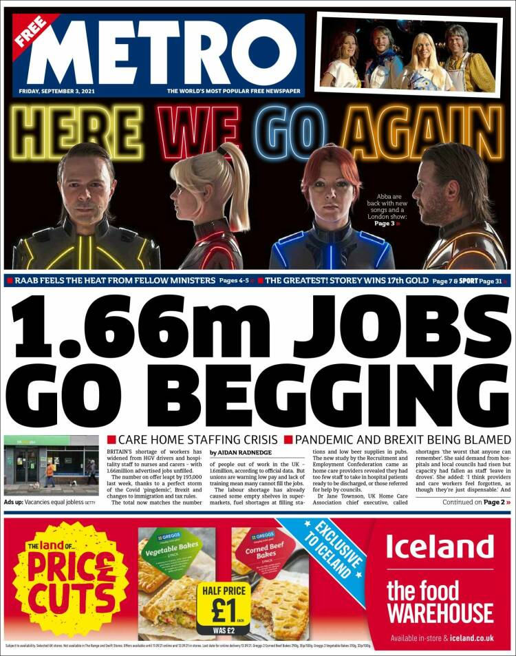 Newspaper Metro (United Kingdom). Newspapers in United Kingdom. Friday ...