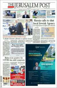 Periódico The Jerusalem Post (Israel). Periódicos de Israel. Toda la prensa de hoy. Kiosko.net