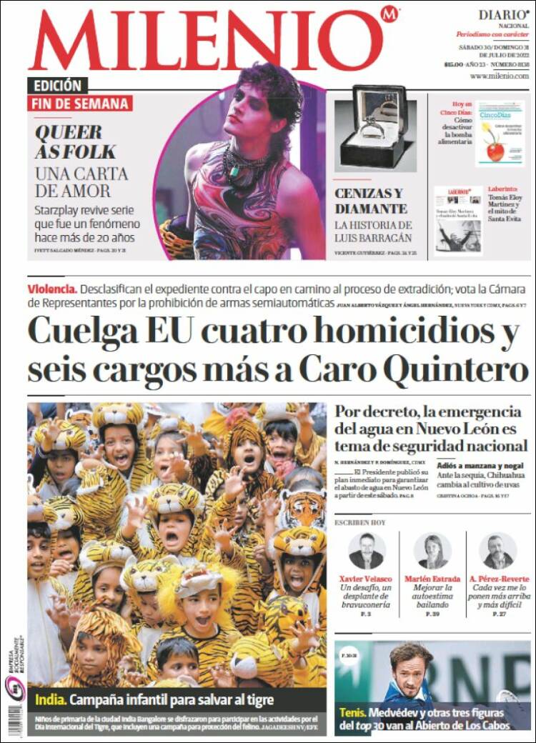 Periódico Milenio (México). Periódicos de México. Toda la prensa de hoy ...