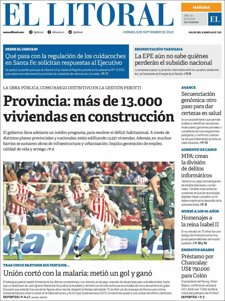 Periódico Diario El Litoral (Argentina). Periódicos de Argentina ...