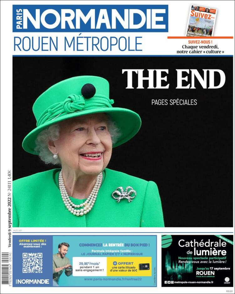 Periódico Paris Normandie (Francia). Periódicos de Francia. Edición de ...