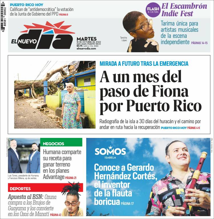 Periódico El Nuevo Día (Puerto Rico). Periódicos de Puerto Rico ...