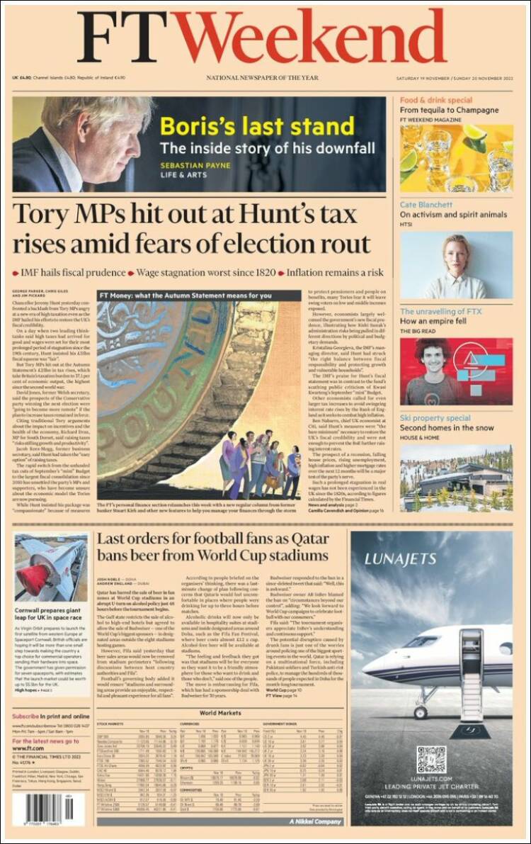 Newspaper Financial Times (United Kingdom). Newspapers in United ...