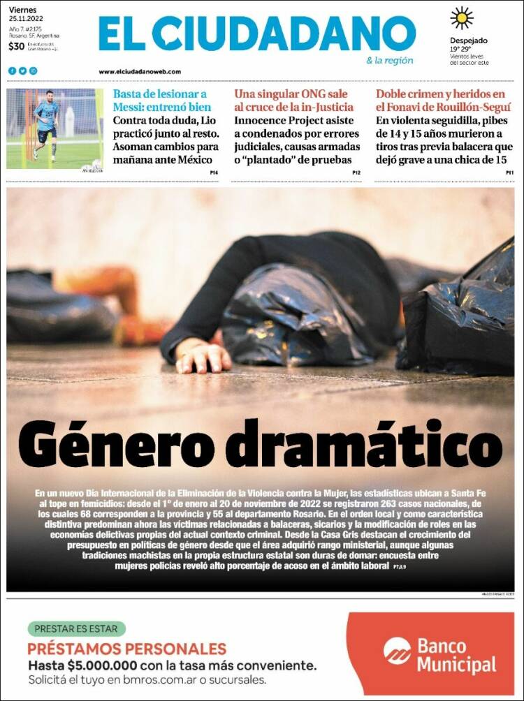Periódico Diario El Ciudadano (Argentina). Periódicos de Argentina ...