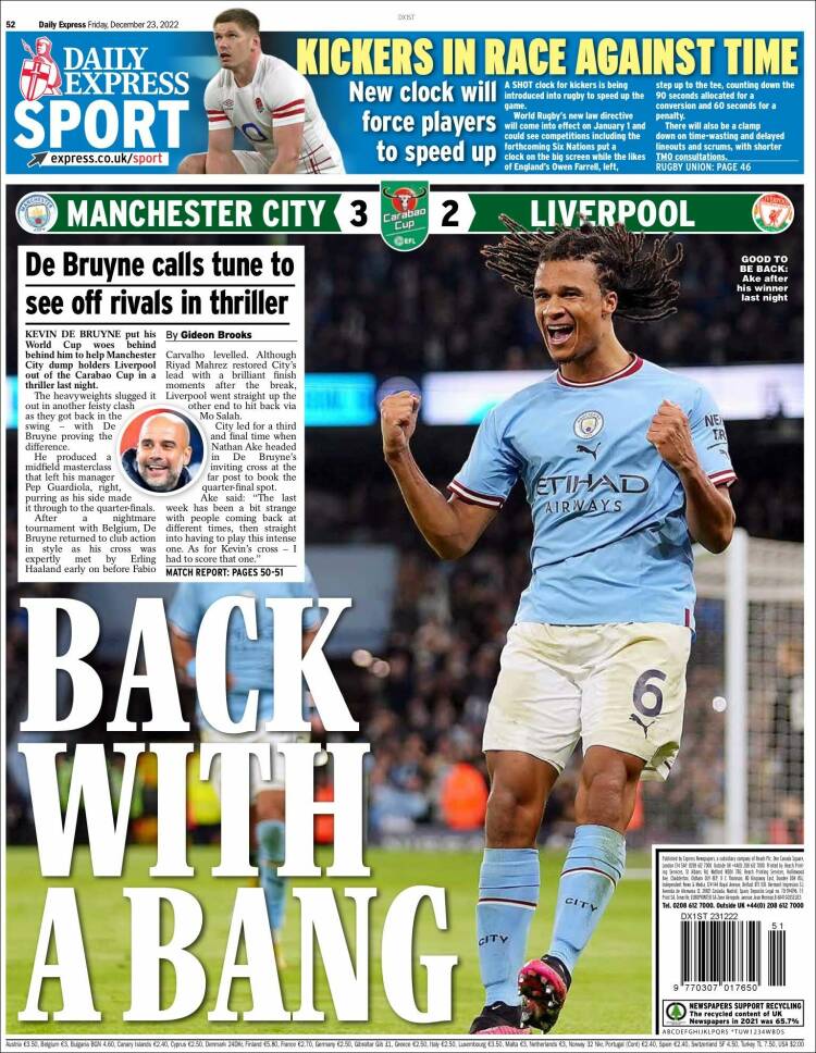 Periódico Express Sport (Reino Unido). Periódicos de Reino Unido ...