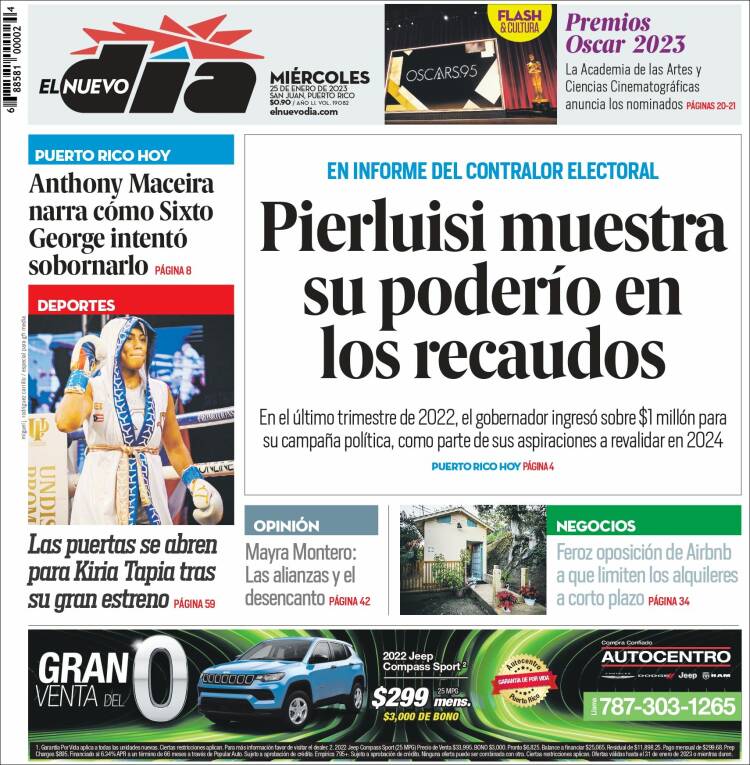 Periódico El Nuevo Día (Puerto Rico). Periódicos de Puerto Rico ...