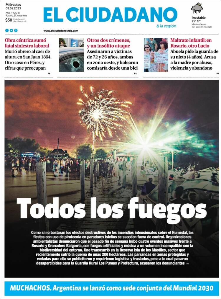 Periódico Diario El Ciudadano (Argentina). Periódicos de Argentina ...