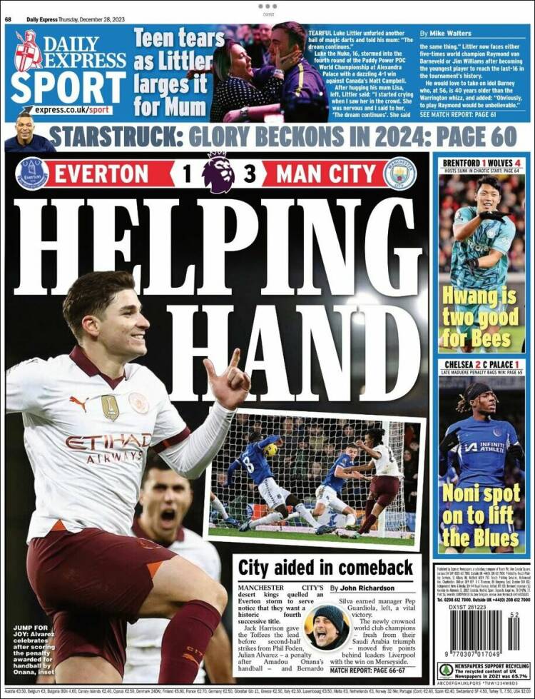 Periódico Express Sport (Reino Unido). Periódicos de Reino Unido ...