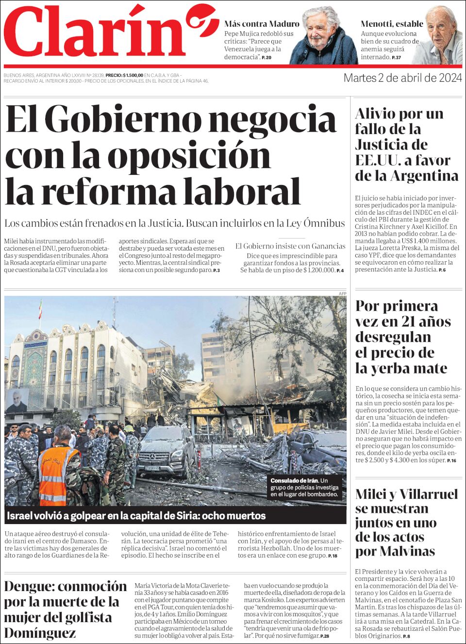 Portadas de Diarios Porteños