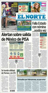 Newspapers in Mexico. Today's press covers. Kiosko.net