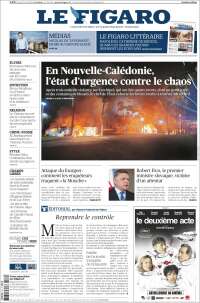 Newspaper Le Figaro (France). Newspapers in France. Today's press ...