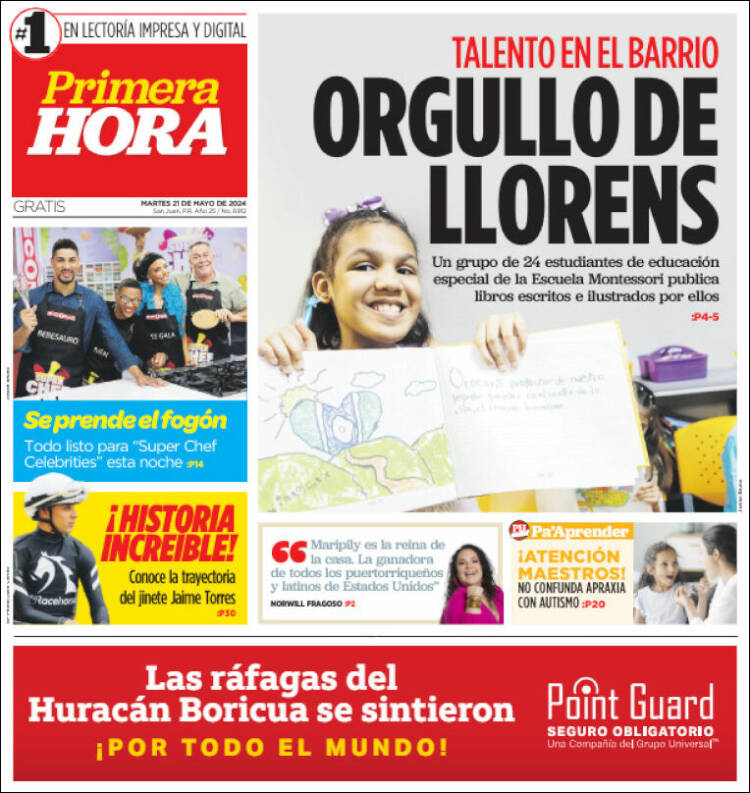 Periódico Primera Hora (Puerto Rico). Periódicos de Puerto Rico ...