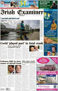 Newspaper Irish Times (Ireland). Newspapers in Ireland. Today's press ...