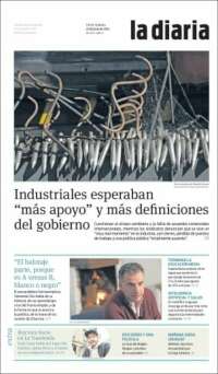 Newspaper La Diaria (Uruguay). Newspapers in Uruguay. Today's press ...