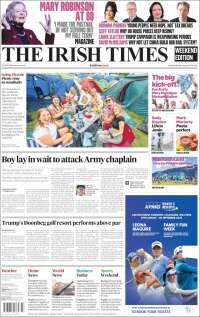 Les Unes des journaux de Irlande. Toute la presse d'aujourd'hui. Kiosko.net