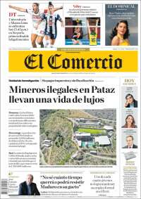 Newspaper El Comercio (Peru). Newspapers in Peru. Today's press covers ...