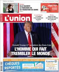 Journal L'Union (France). Les Unes des journaux de France. Toute la ...
