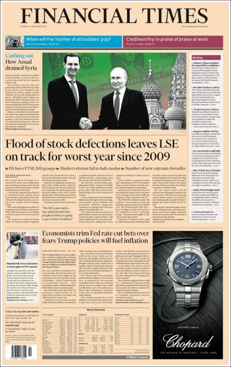 Periódico Financial Times (Reino Unido). Periódicos de Reino Unido ...