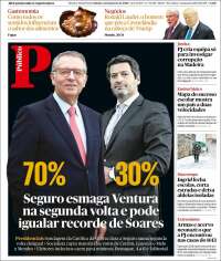 Newspapers in Portugal. Saturday's edition, January 24 of 2026. Kiosko.net